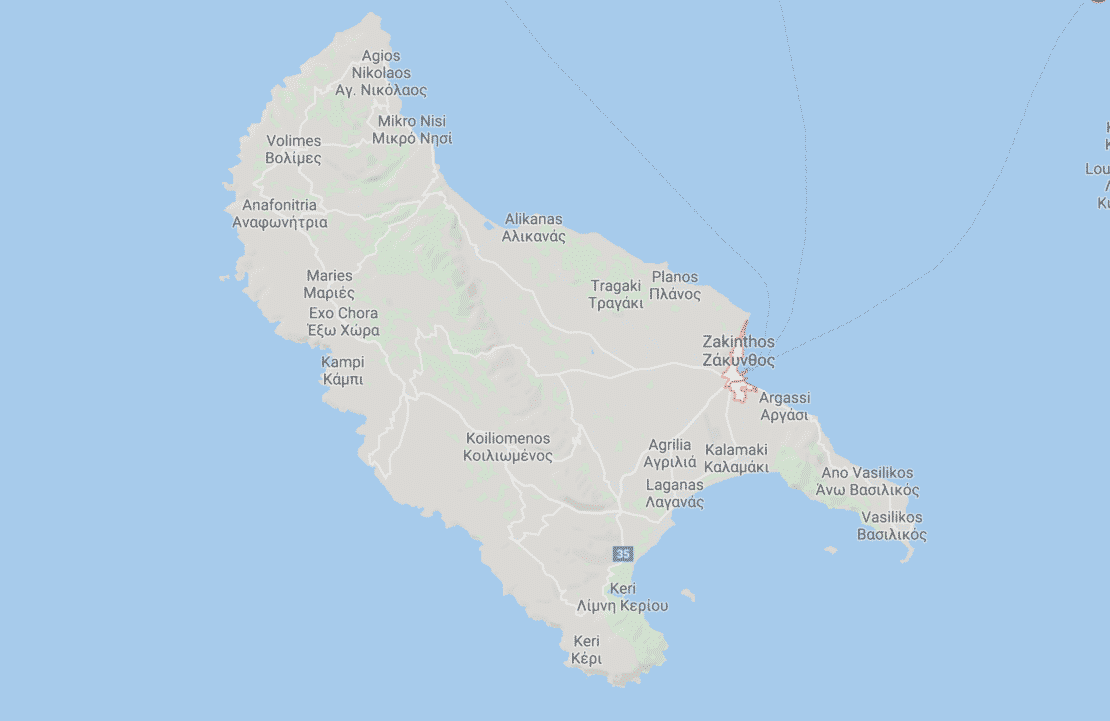 map of zakynthos greece | The Navy Blonde